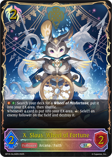 X. Slaus, Wheel of Fortune (SL) - BP10-SL24EN – Perfect Sphere Games