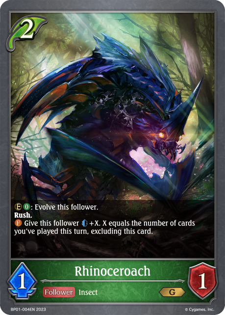 Rhinoceroach - BP01-004EN – Perfect Sphere Games