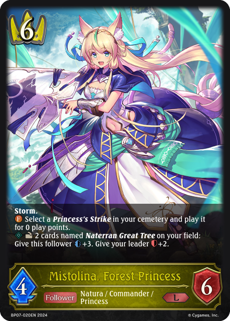 Mistolina, Forest Princess - BP07-020EN – Perfect Sphere Games