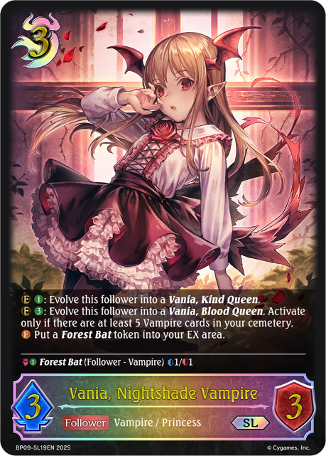 Vania, Nightshade Vampire (SL) - BP09-SL19EN – Perfect Sphere Games